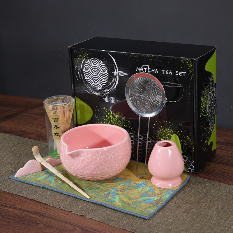 4/7pcs Japanese Matcha Making Set Bamboo Matcha Brush Exquisite Matcha ...
