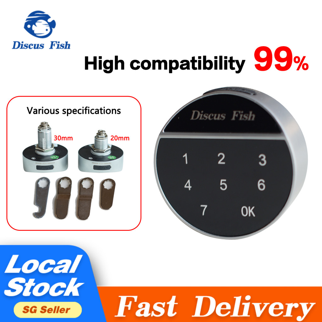 【SG Local】Smart Keyless Digital Mailbox Letter Box Lock 7 digital 20mm ...