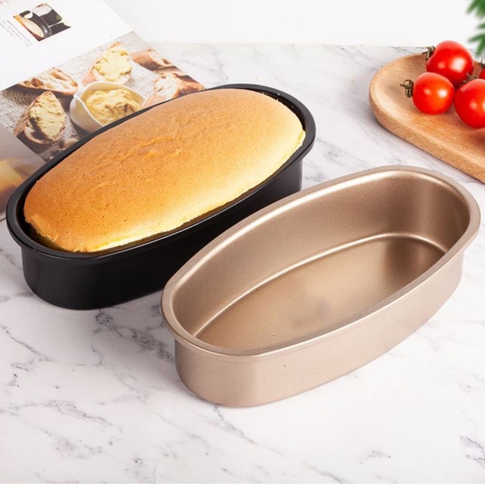 High Quality Non-Stick Bread Baking Tray Oval Carbon Steel Cheese Box ...