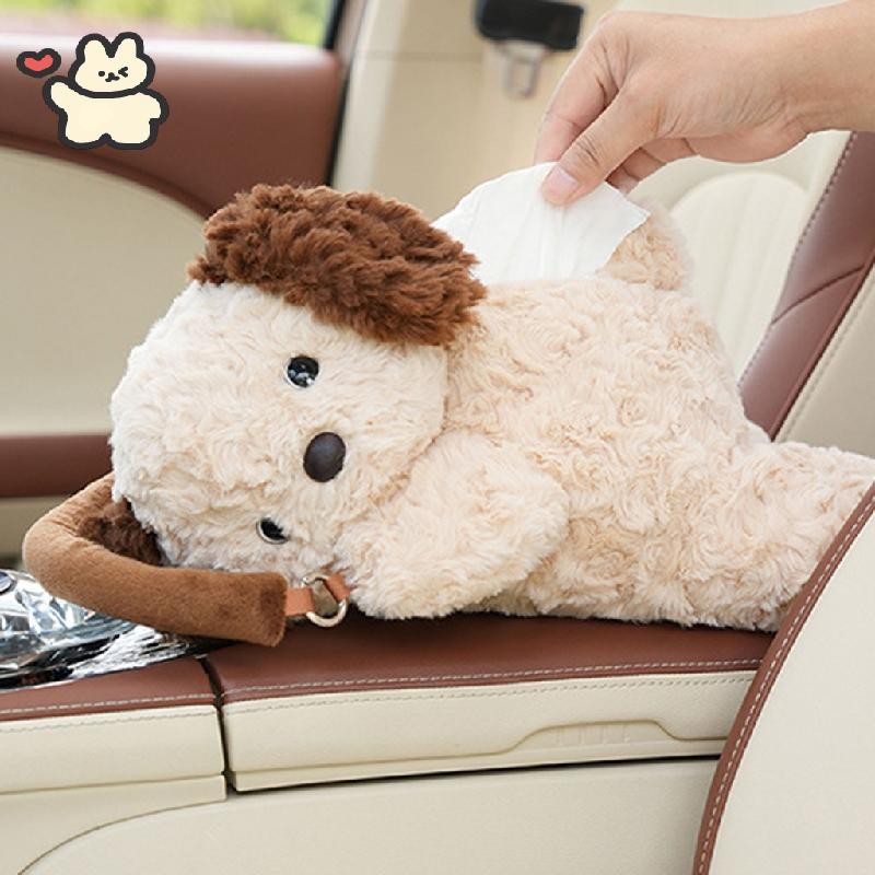 Plush Tissue Holder Car Creative Animal Cartoon Tissue Box | Shopee ...