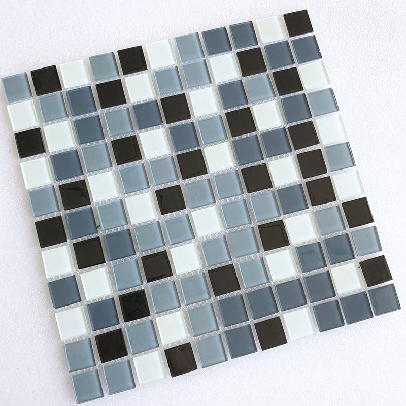 Crystal Glass Mosaic Tile Small Piece Bathroom Tile Fish Pool Swimming ...