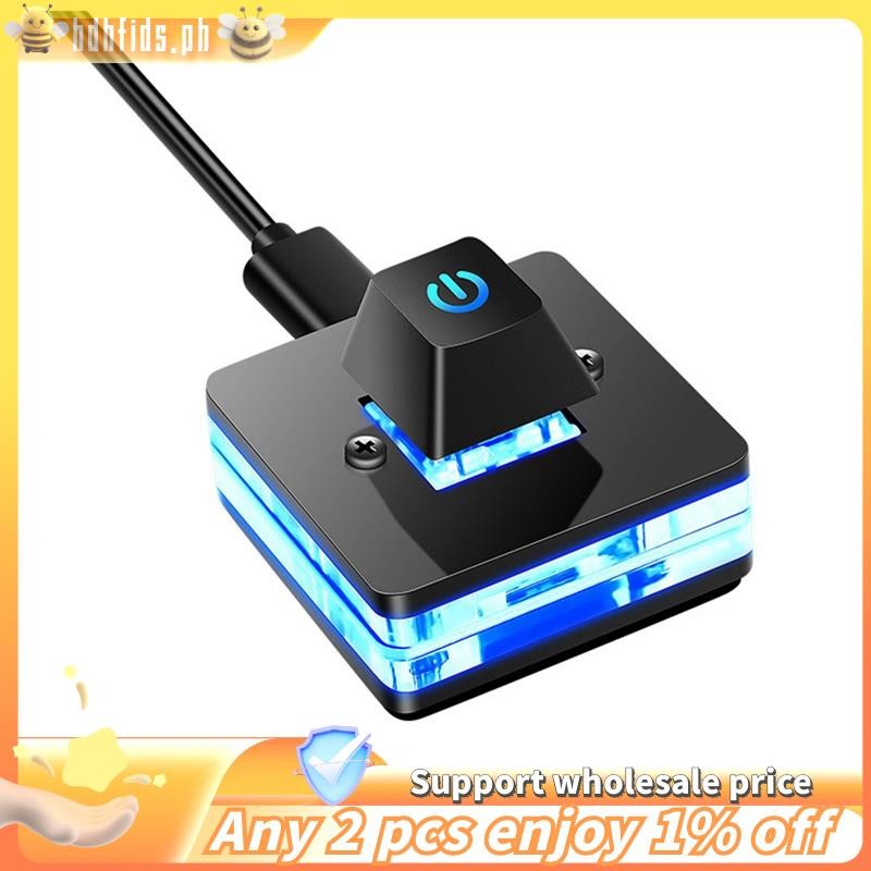 Computer Desktop Switch Blue LED Computer Motherboard External Start ...
