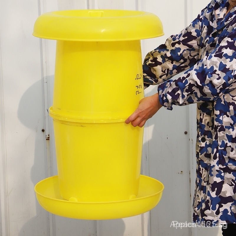 40.00kg Large Feeding Bucket for Chicken Trough Chicken Feed Bucket ...