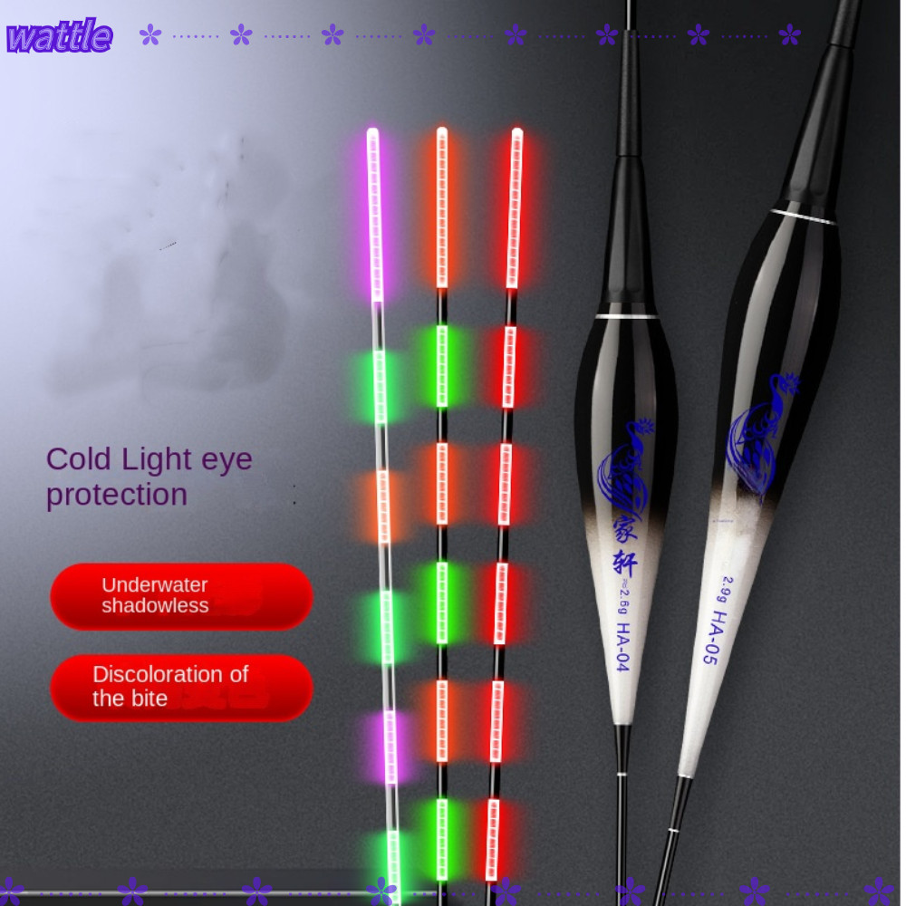 WATTLE Light Float, Slip Drift Tube Eye-grabbing Electronic Fishing ...