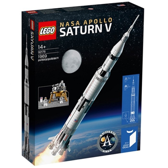 Lego Ideas 92176 NASA Apollo Saturn V | Shopee Singapore