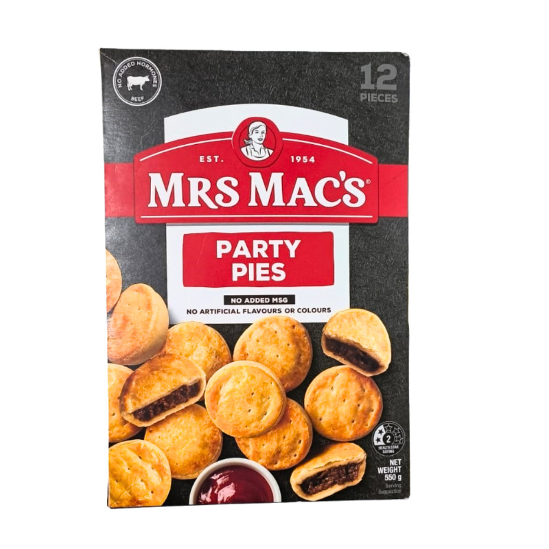Mrs Mac's Party Pies 12 Pack 550g | Shopee Singapore