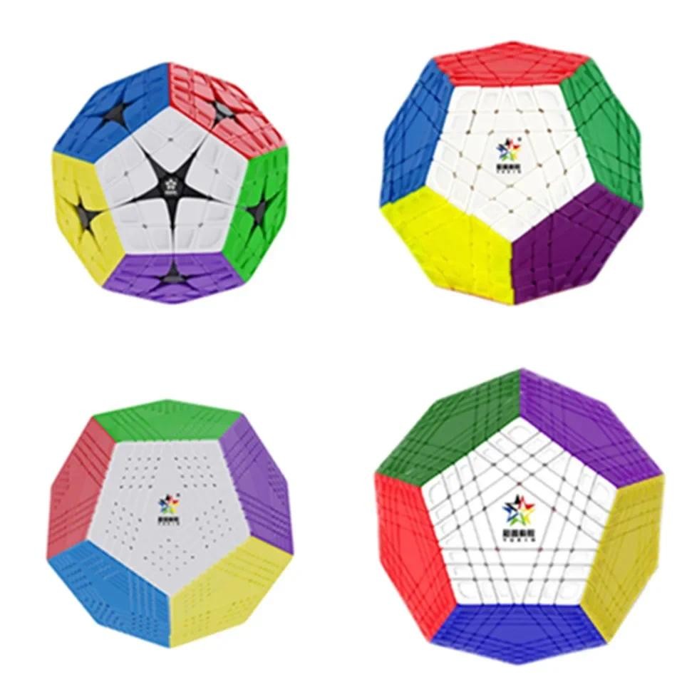 YuXin HuangLong 4x4 5x5 6x6 7x7 Megaminx Dodecahedron Magic Cube ...
