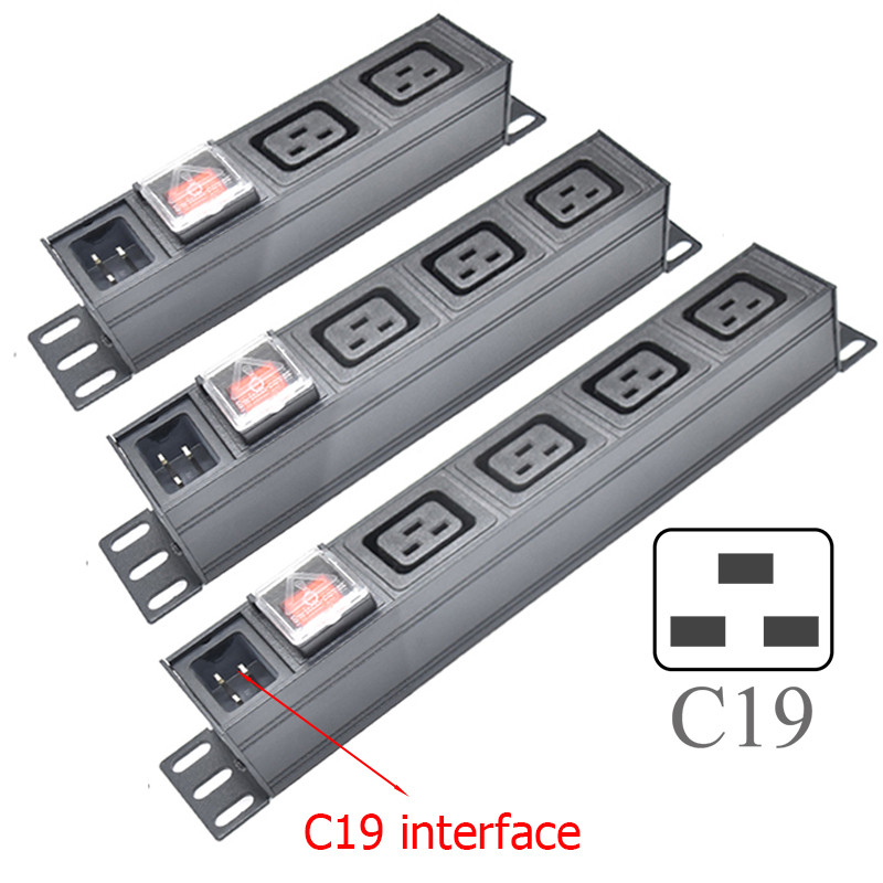 Server Rack PDU Power Strip distribution unit 2-12 ways IEC C19 Socket ...