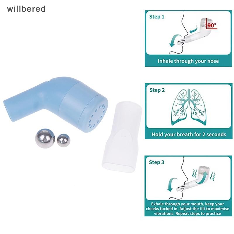 willbered Handheld Lung Breathing Trainer Breathing Exercise Instrument ...