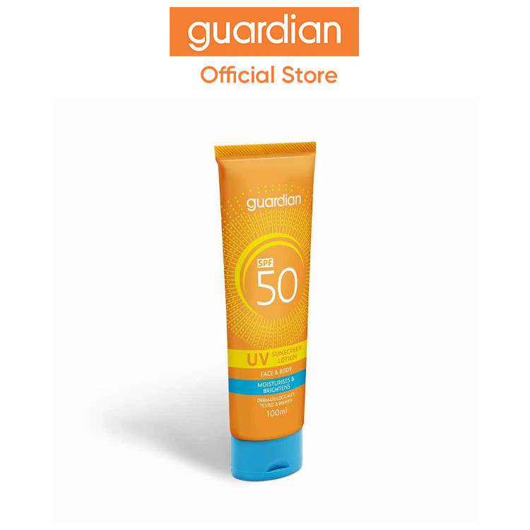 Guardian Face & Body UV Sunscreen Lotion 100ml | Shopee Singapore