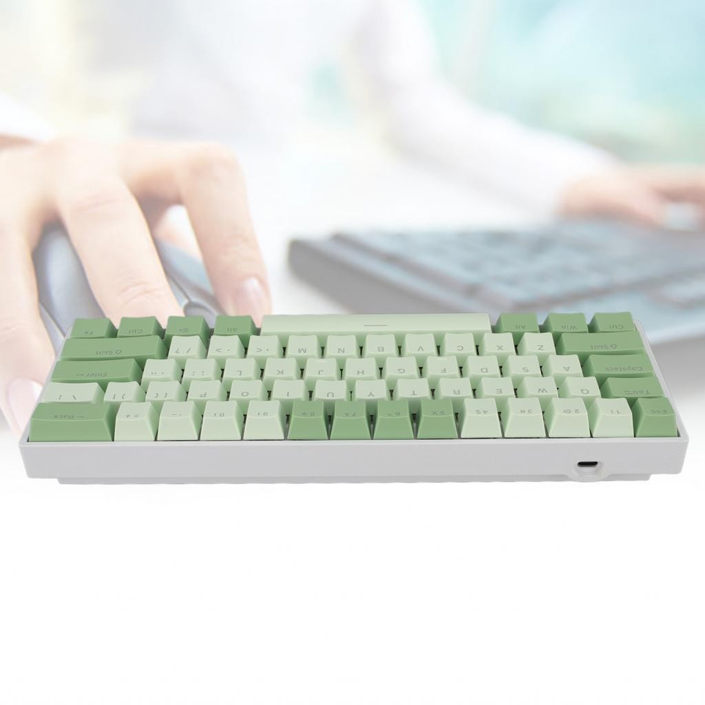 Sakurabc 60% 61 Keys Mechanical Keyboard RGB Hot Swappable USB Wired ...