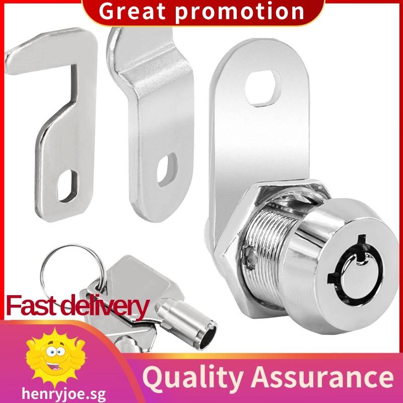 Drawer and Cabinet Lock, Mechanical Door Lock Tubular Cam Lock with Key ...