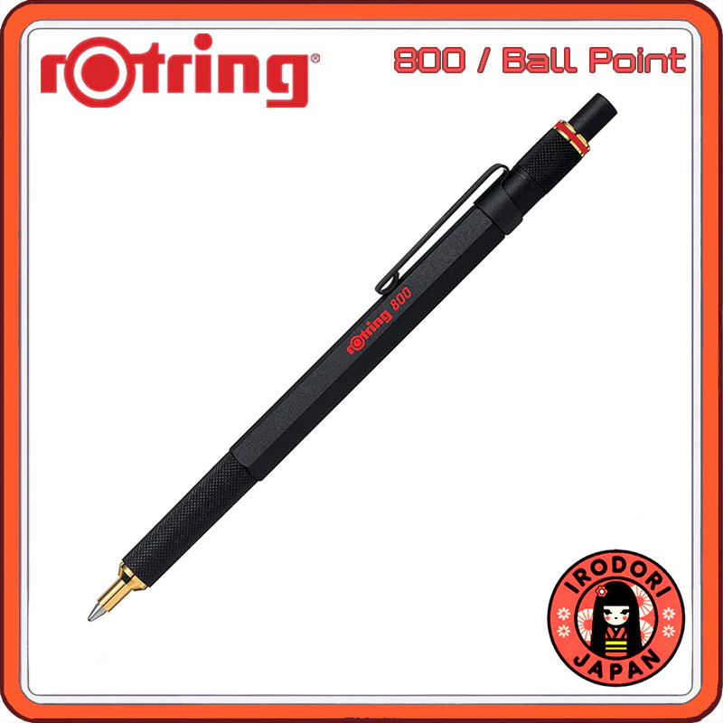 rOtring 800 Black Ballpoint Pen Retractable Type 2032579 | Shopee Singapore