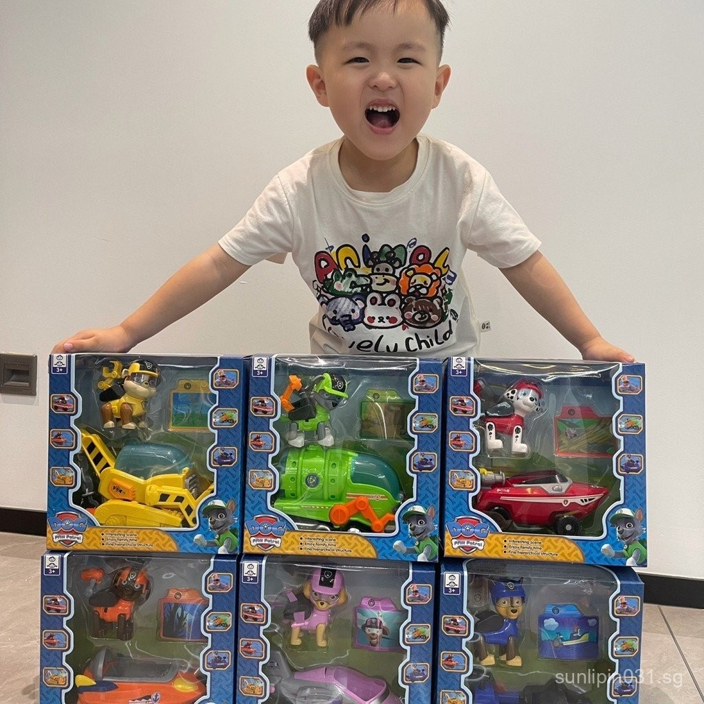 Real Extra Large Paw Patrol Meritorious Toy Car Package One-Click ...