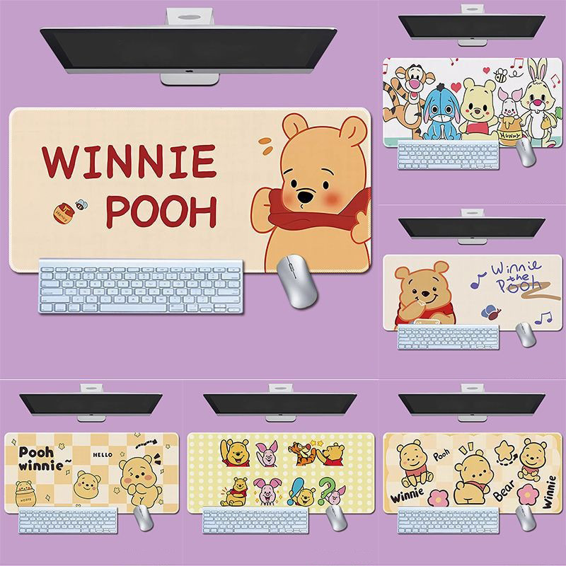 Disney Winnie The Pooh Mousepad Office Large Small Mouse PC Computer ...
