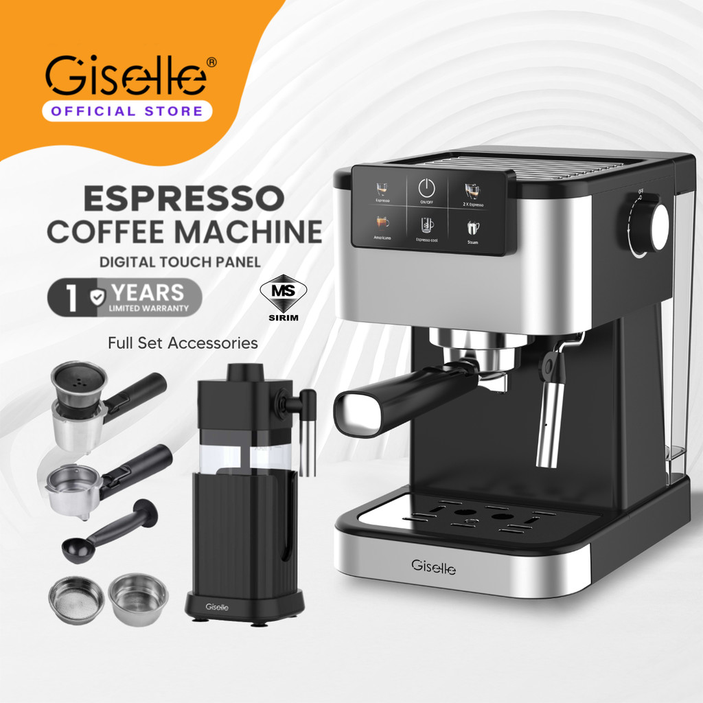 [New Model] 20Bar Digital Professional Espresso Coffee Machine, Coffee ...