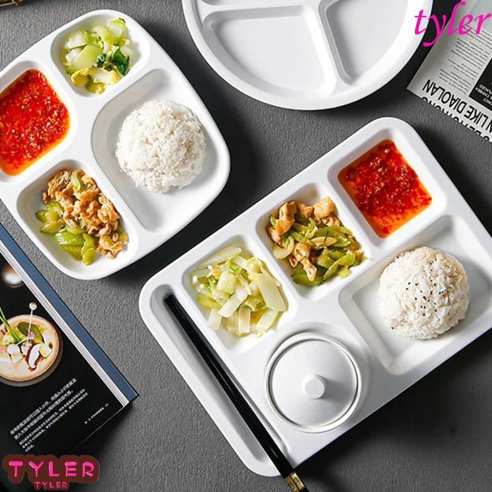 TYLER Food Dinner Plates, Serviceable Plastic Fast Food Tray, Kitchen ...