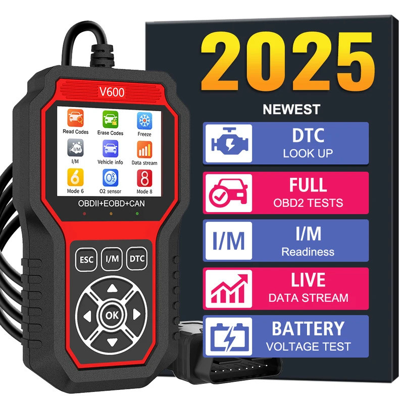 DTC Lookup Fault Code Battery voltage detection Car Diagnostic Tool ...