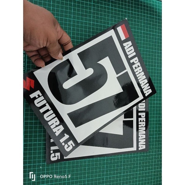 Flash Print - CAR DOOR START NUMBER VINYL STICKER. RACING STICKERS ...