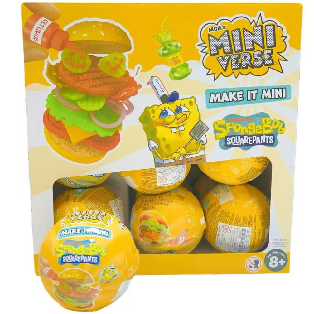 Miniverse Make It Mini SpongeBob SquarePants DIY Blind Box Resin ...