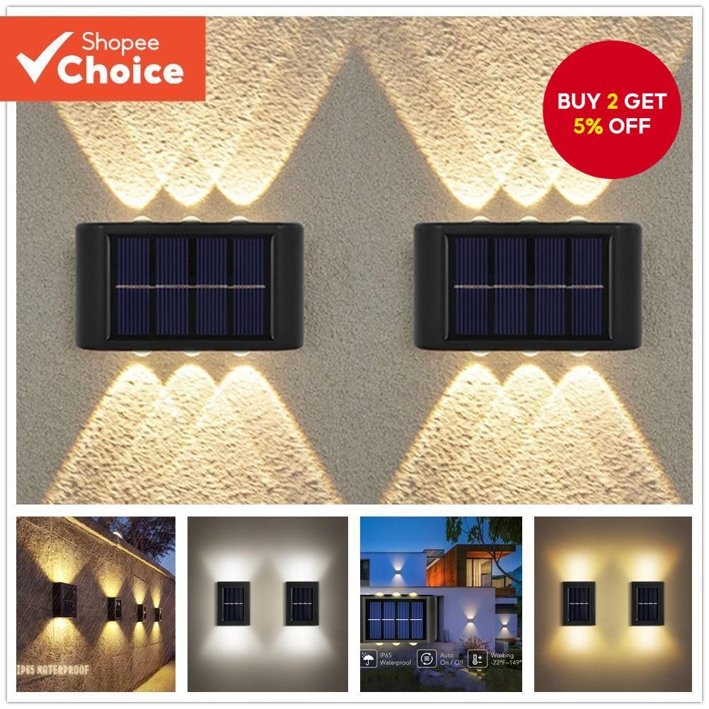 LED solar light outdoor waterproof light upper and lower lighting wall ...