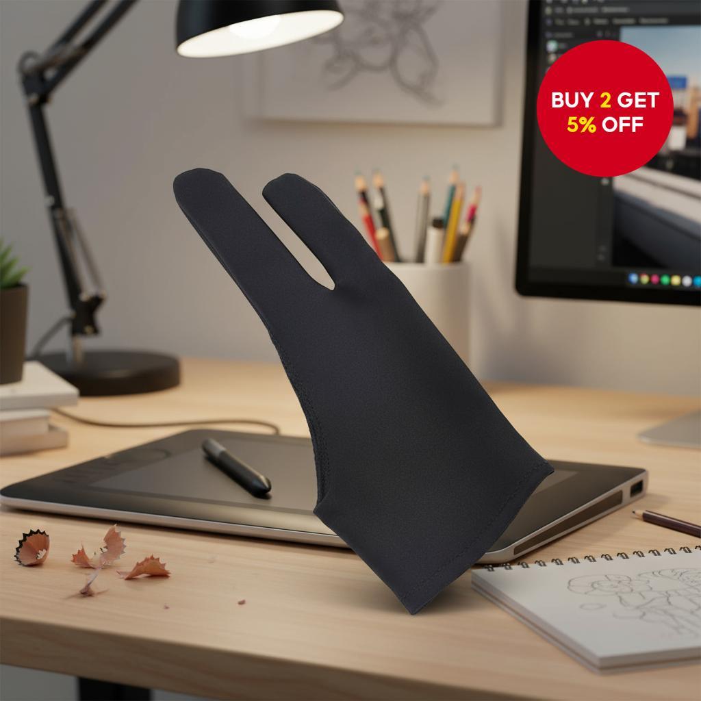 Goojodoq Digital Artist Gloves with Palm Rejection for Graphic Tablet ...