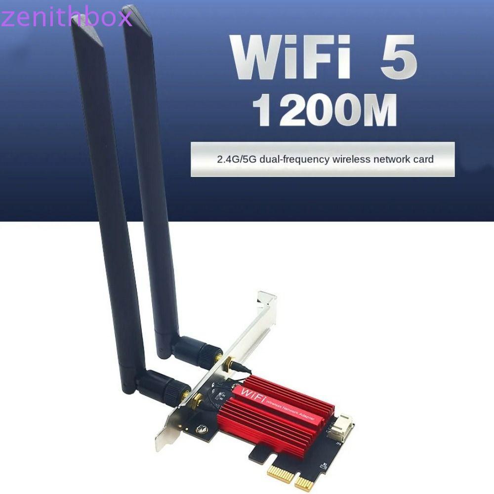ZENITHBOX Wireless Network Card, WiFi 5 AC1200 PCIE WiFi Adapter, WiFi ...