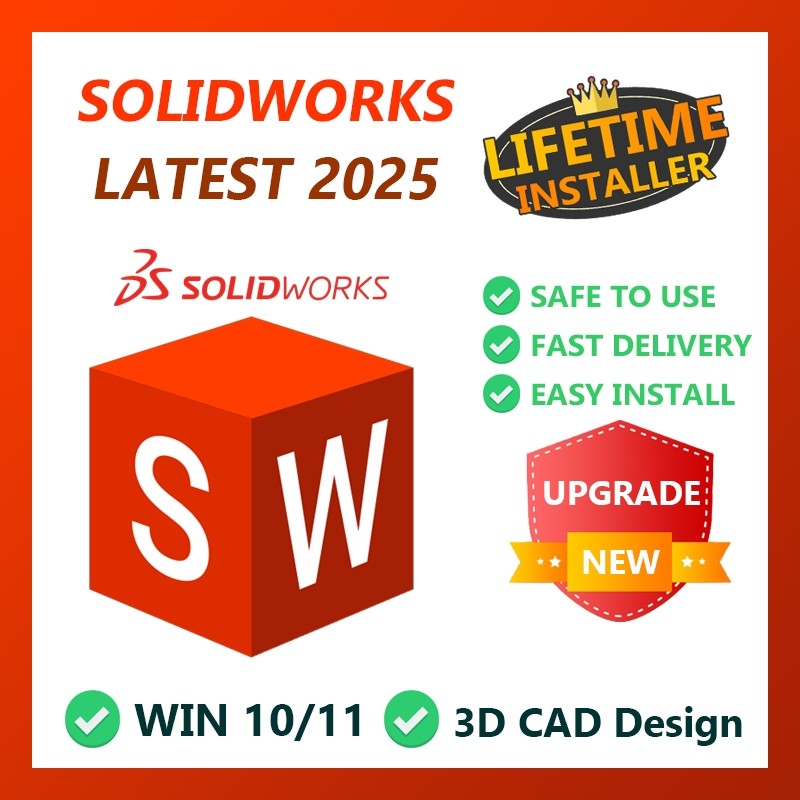 SW SOLIDWORKS LATEST VERSION 2025 3D CAD | Shopee Singapore