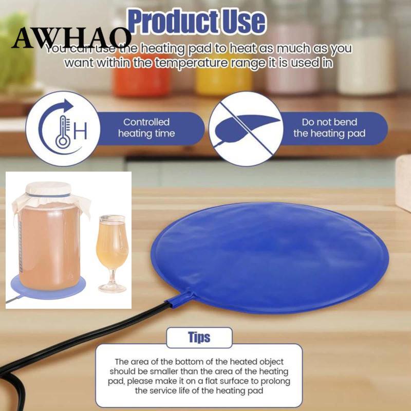 AWHAO Brewing & Fermentation Heating Pad Waterproof,Warming,Heated Mat ...