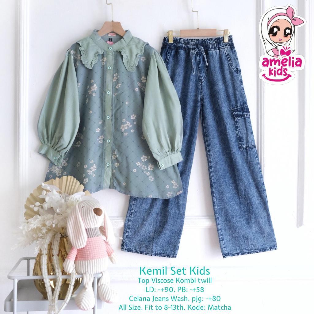 2512 KEMIL SET KIDS by AMELiA KIDS ONESTUFF/ | Shopee Singapore