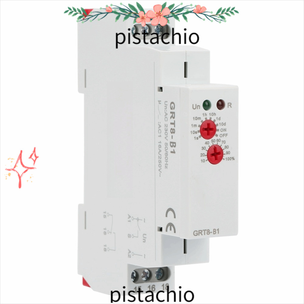 PISTACHIO Delay Relay, GRT8-B1 Mini Size Delay Time Relay, Smart Relay ...