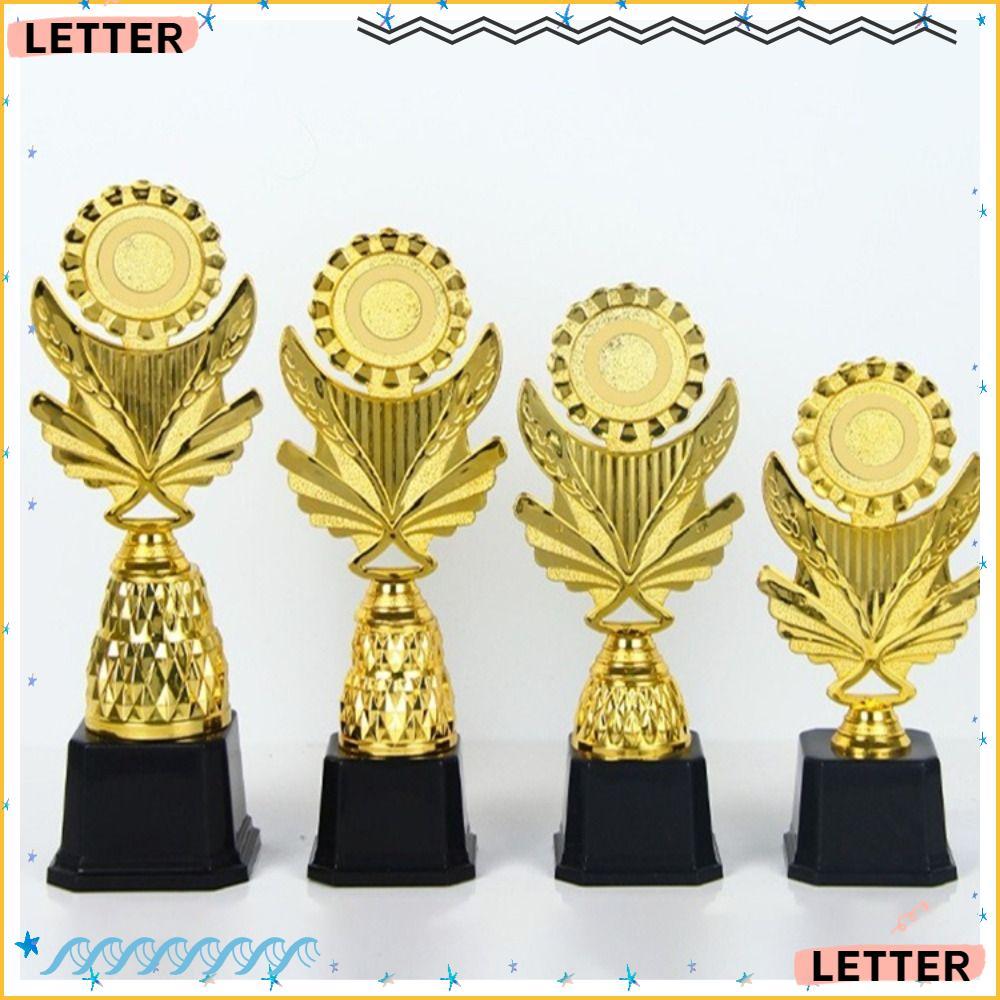 LETTER Award Trophy, Golden Plastic Reward Cup, High Quality Sports ...