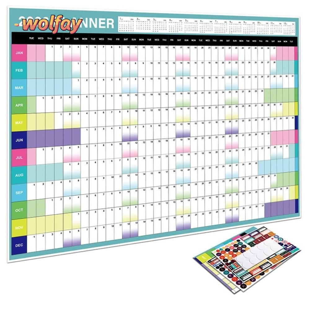 YOLANDA Wall Hanging Calendar, Agenda Organizer 2026 Calendar Planner ...