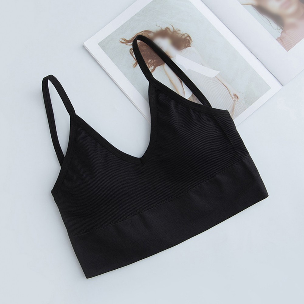 Women camisole bra large U shaped back designed for female daily and ...