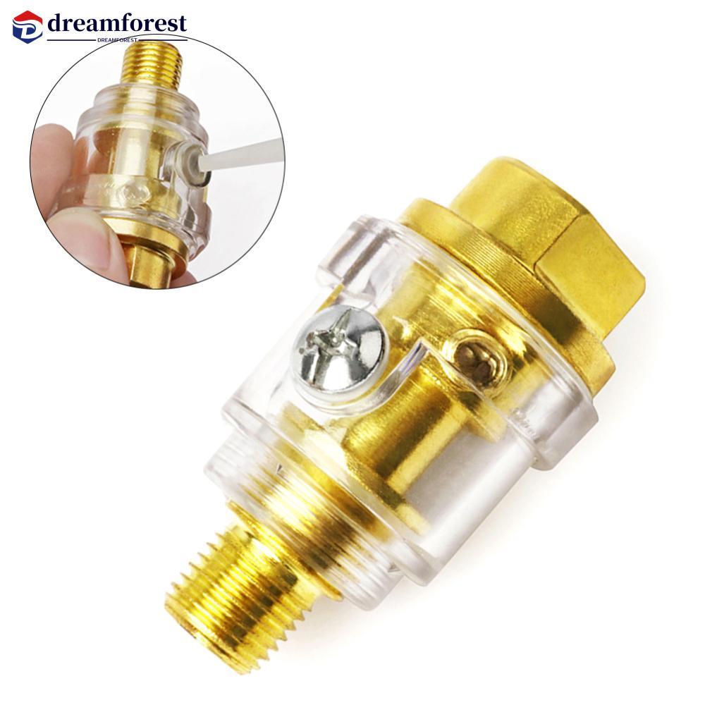 DREAMFOREST 1/4"NPT Automatic Lubrication Mini In-Line Oiler Lubricator ...