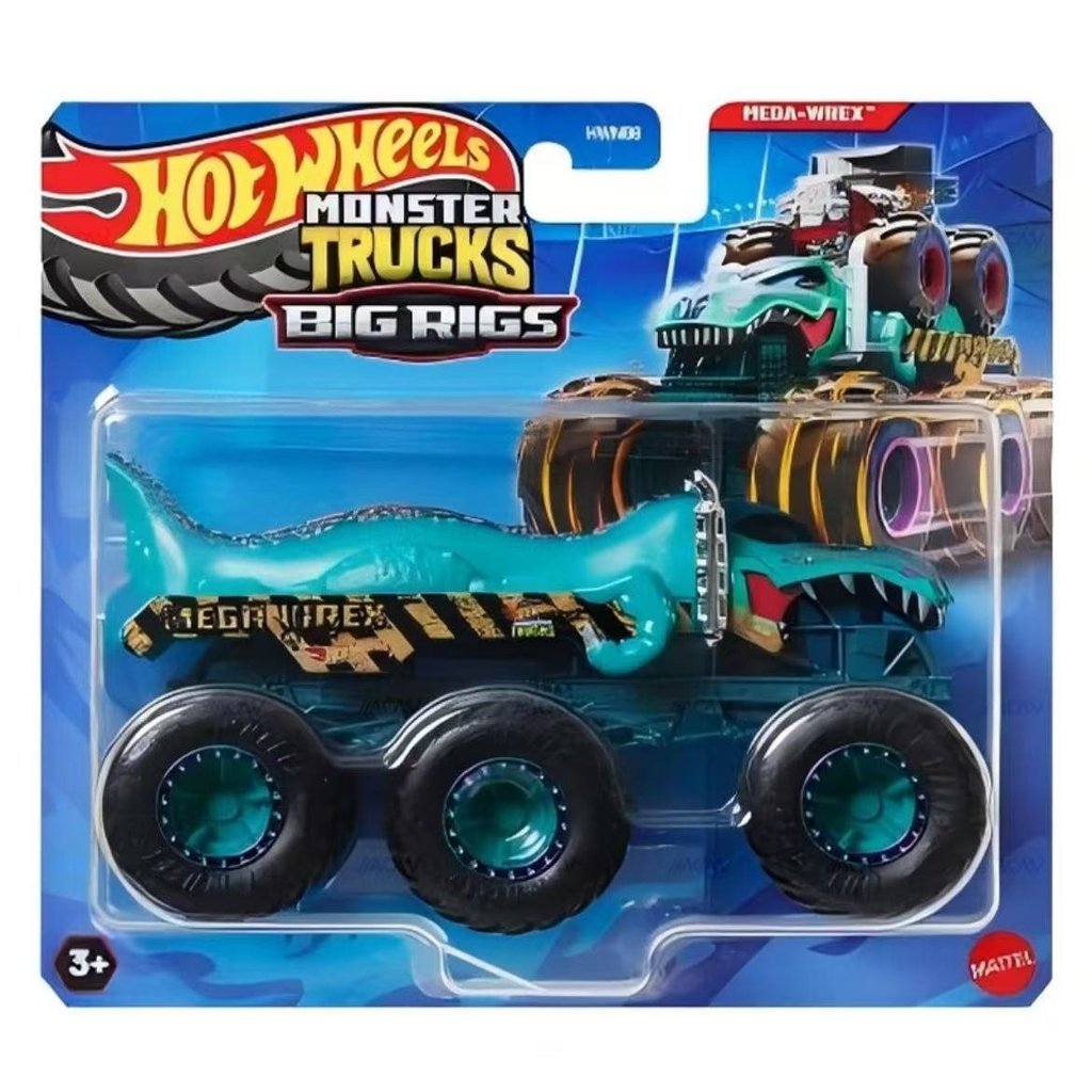 Hot Wheels Monster Truck Big rigs Series Big rigs 6 Wheel Trailer Alloy ...