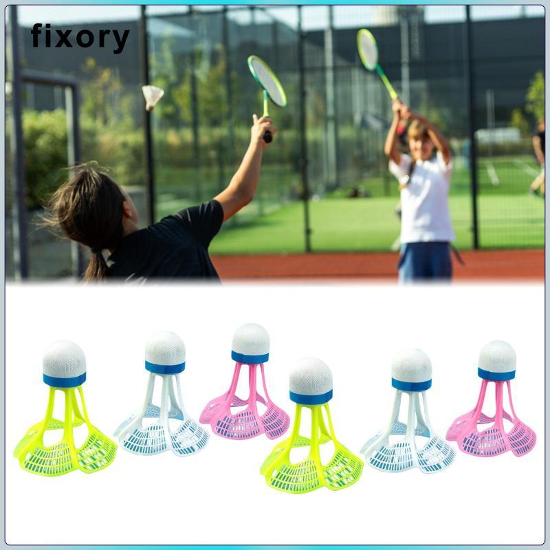 fixory 6Pcs Badminton Shuttlecocks Badminton Balls for Game Practice ...