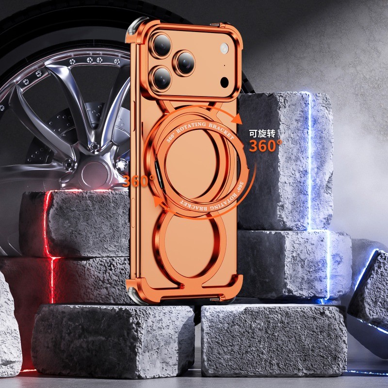 Metal aluminum alloy phone case suitable for iPhone 17 Pro Max, 15/16 ...