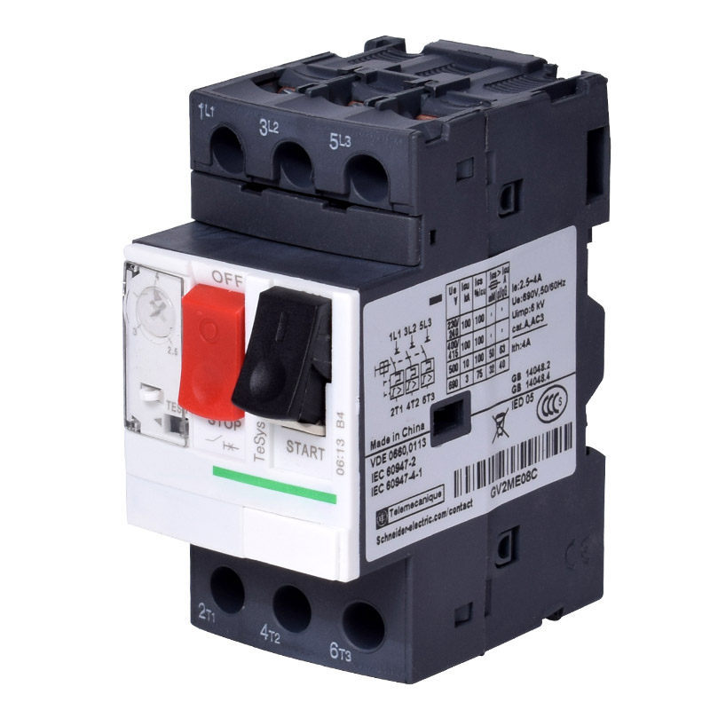 GV2-ME Motor Circuit Breaker Overheating Overload Motor Protection ...