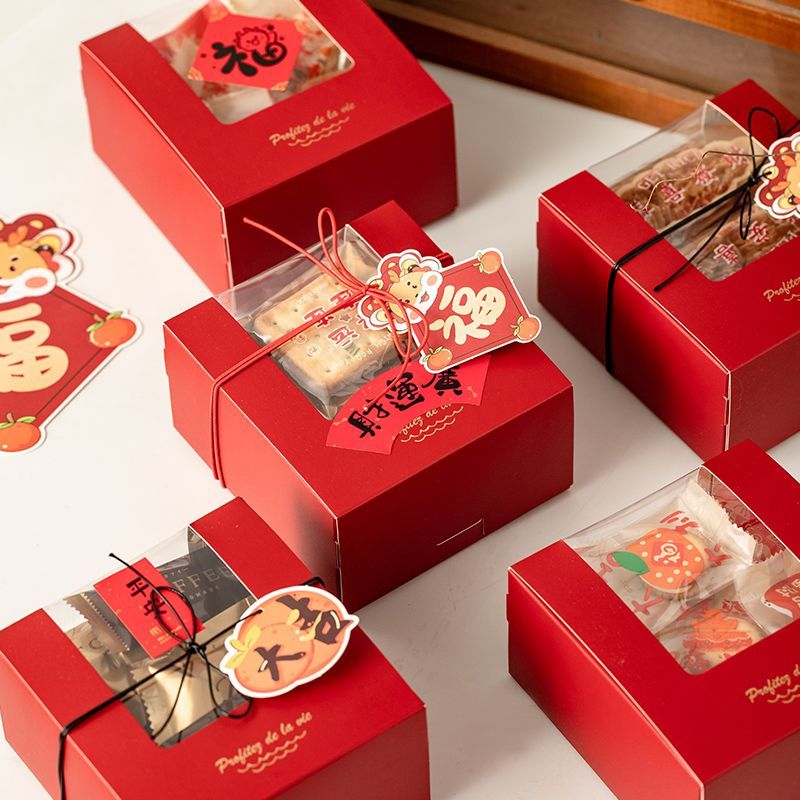 Preferred Goods 2026 New Year Biscuit Gift Box Snowflake Crisp Cookies ...