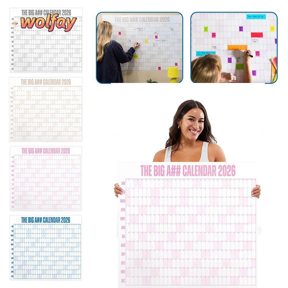YOLANDA 2026 Calendar Planner Sheet, Large Planner Target Wall Calendar ...