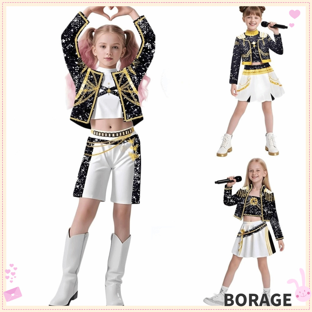BORAG Kpop Demon Hunters Costume, Mira Cosplay Rumi Cosplay Demon ...