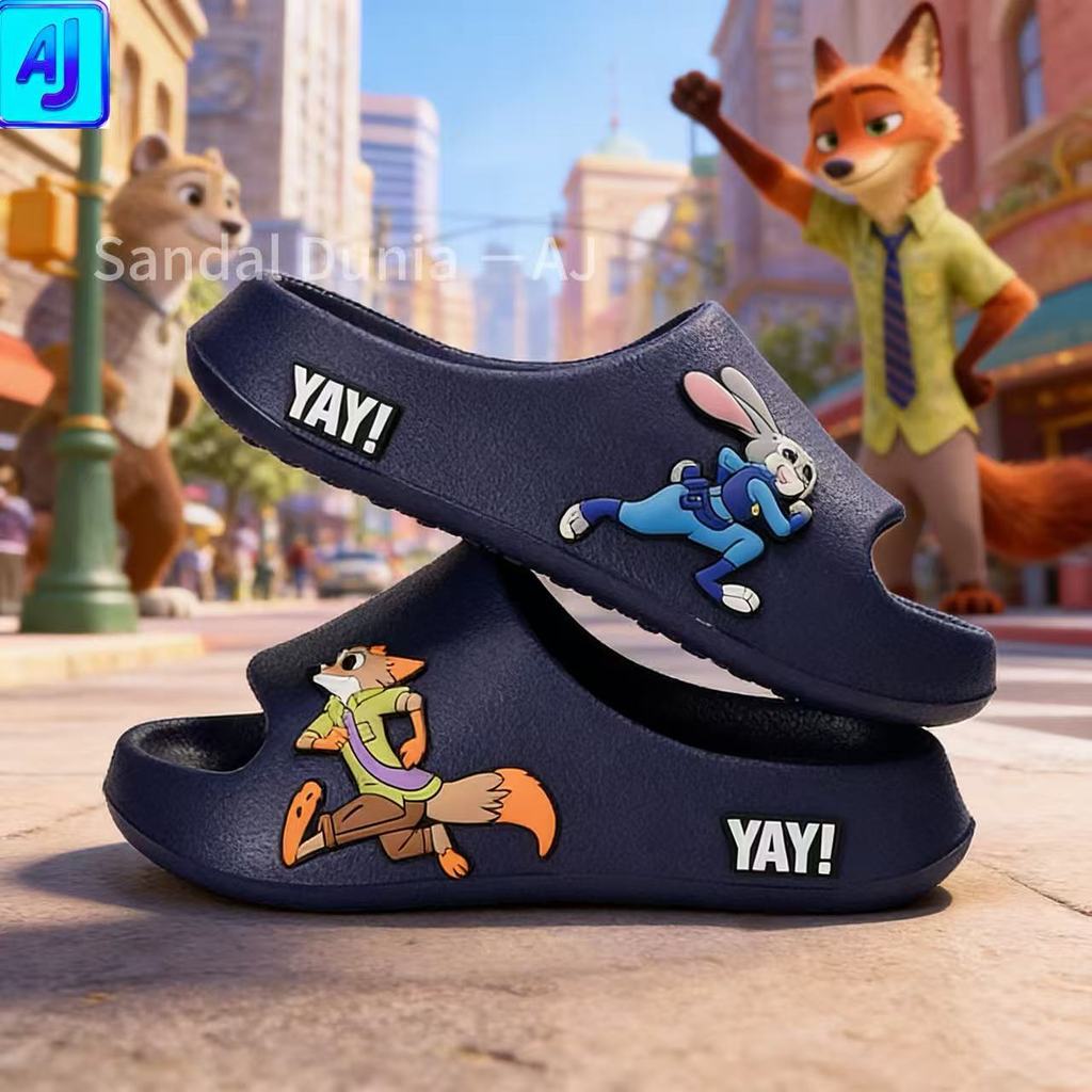 2026 Newest Zootopia Sandals Anti-Slip, Thick and Soft, Character Boys ...
