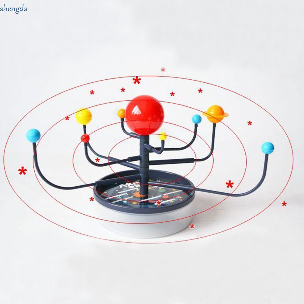 SHENGDA Funny Toys 3D 9 Planets Solar System Model Set Assembling ...