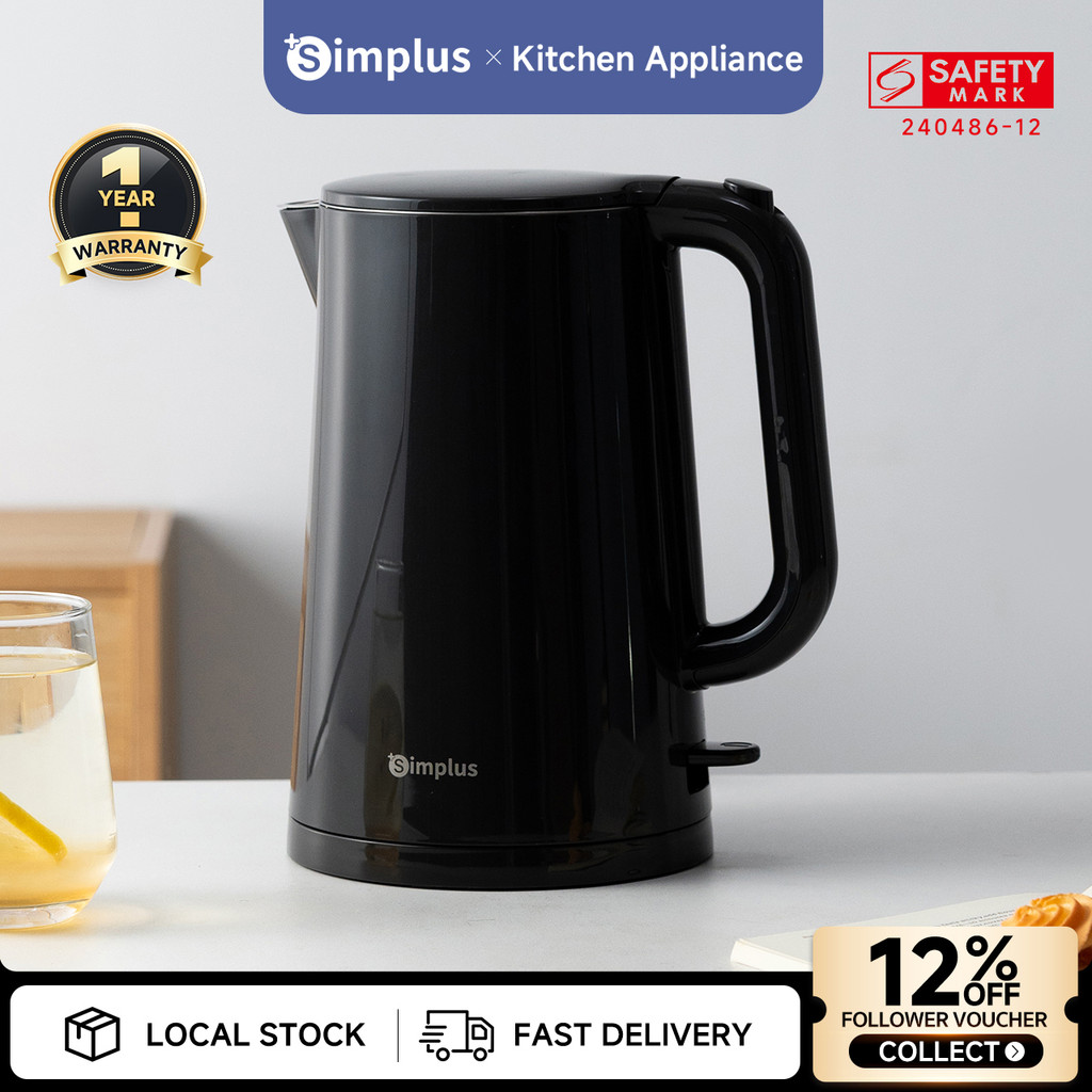 【TOP】Simplus Kit 1.7L Electric Kettle丨1500W Fast Heating丨304 Stainless ...