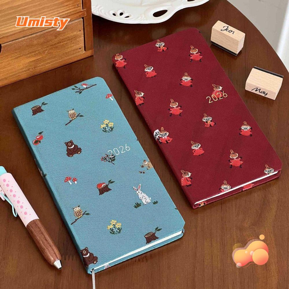 UMISTY A5 Notebook, Hard Shell Manga 2026 Schedule Book, Multi ...
