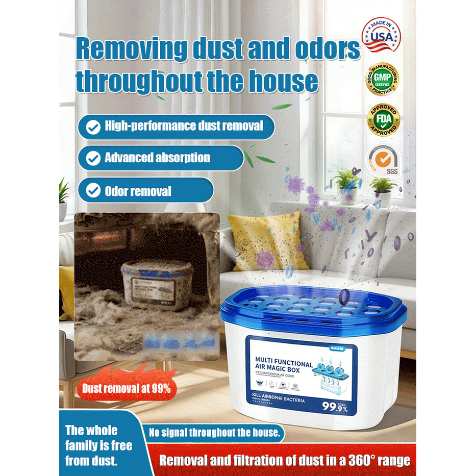 💕Best Sell💕99.9% Sterilization/High-Efficiency Dust Removal【Multi ...