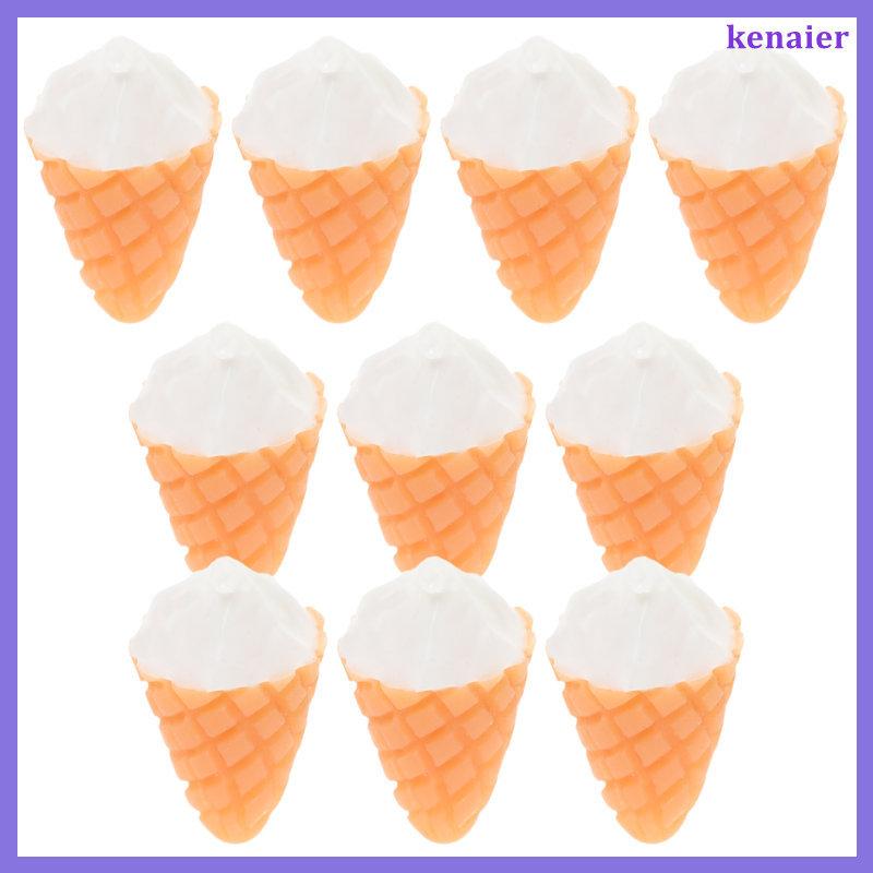 🧴 10Pack Mini Lifelike Ice Cream Cone Playthings for Creative Growth in ...