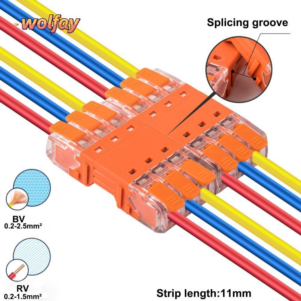 YOLANDA Wire Connector, Universal Compact Mini Quick Terminal Block ...