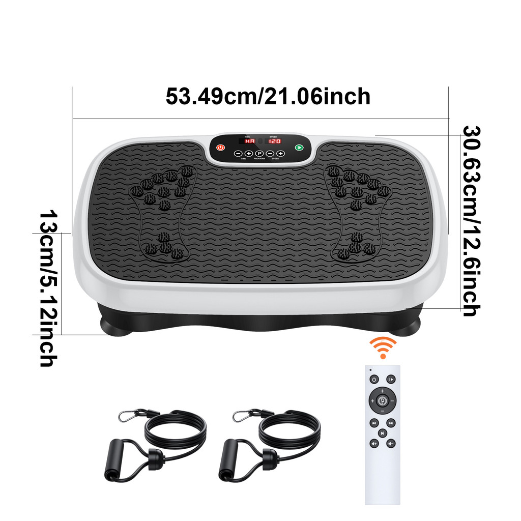 Vibration Plate Exercise Machine 120 Adjustable Speeds Shake Plate ...